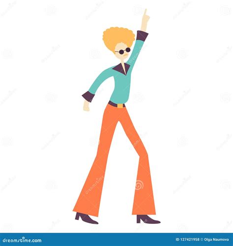 Happy Boy Dancing And Having Fun At A Party Stock Vector