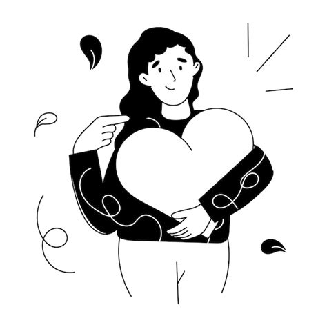 Premium Vector Premium Sketchy Illustration Of Self Esteem