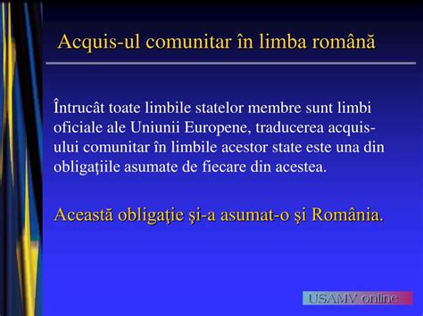 Ppt Acquis Ul Comunitar Powerpoint Presentation Free Download Id