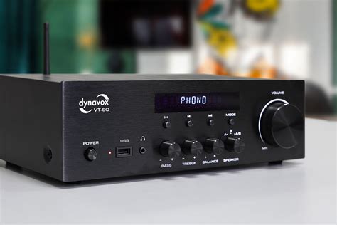 Dynavox VT-90. Компактный усилитель с входом для винила и Bluetooth | T ...