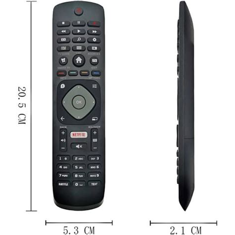 Remplacement Telecommande Universelle Philips Pour Telecommande Philips Tv Pour Philips Tv