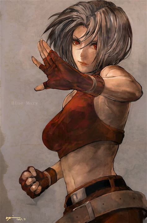 Blue Mary The King Of Fighters Mobile Wallpaper By Opiu 1473251