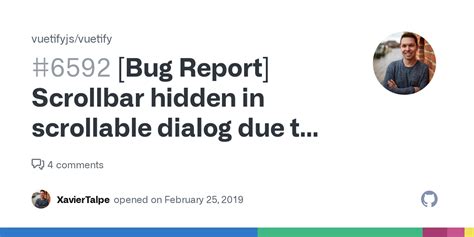 Bug Report Scrollbar Hidden In Scrollable Dialog Due To Box Shadow