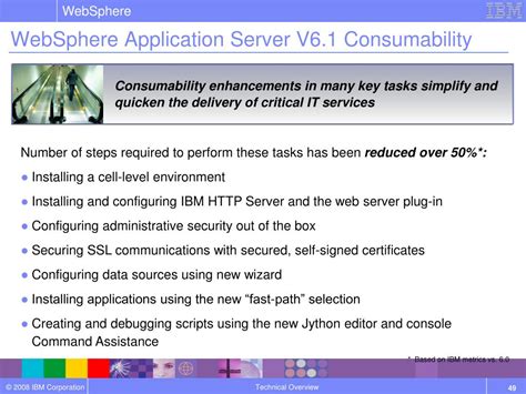 Ppt Websphere Application Server V61 Technical Overview Powerpoint
