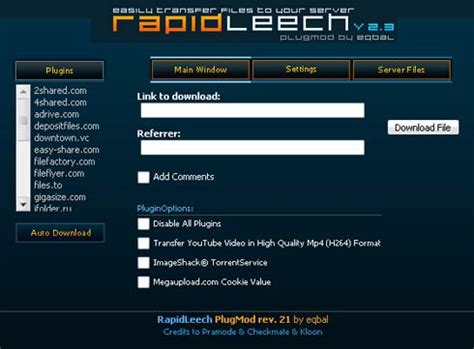 Rapidshare Leech Server Leech