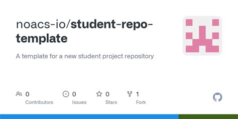 GitHub Noacs Io Student Repo Template A Template For A New Student Project Repository