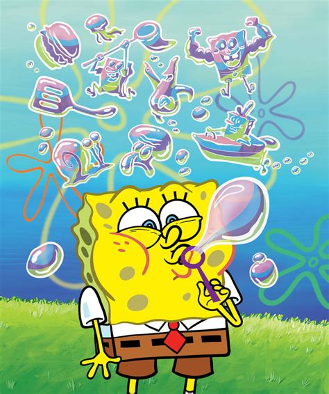 Spongebob Blowingbubbles Final By Shermcohen On Deviantart