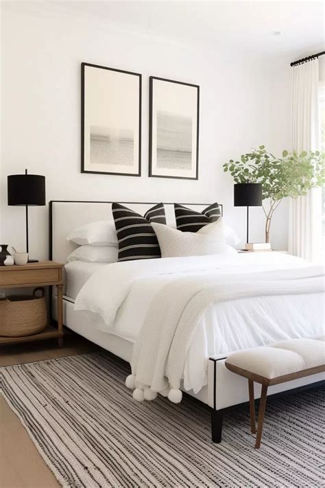 130 Classic Black And White Bedroom Ideas Simple Modern Bedroom