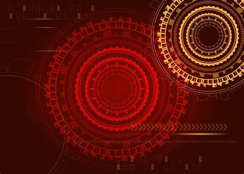 High Tech Digital Technology Network Abstract Technology Background Hi