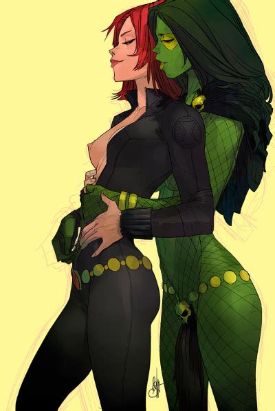 The Way Otto Schmidt Draws Black Canary And Huntre Tumbex