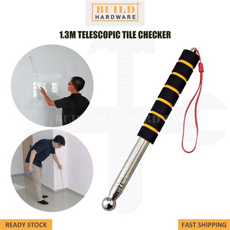 1pcs 13m Tile Checker Telescopic Test Hammer Mosaic Checker Bearing