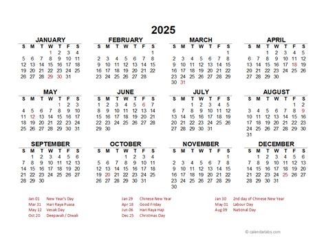 2025 Calendar With Holidays Singapore Pdf Conclusive Consequent Certain Justin S Leitch