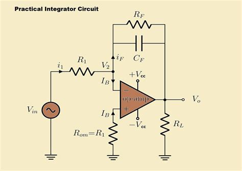 Opamp Integrator Circuit Op Amp Tutorial