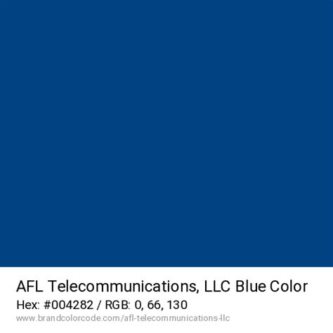 Afl Telecommunications Llc Brand Color Codes