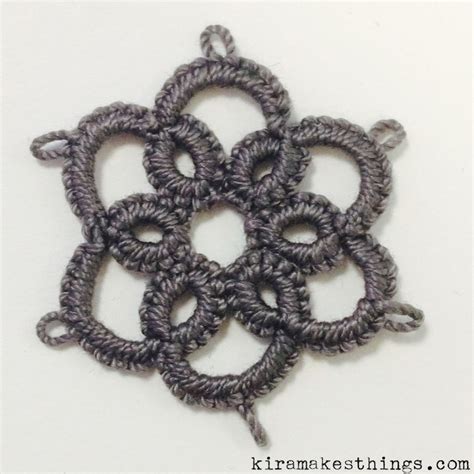 How To Read Tatting Patterns Fairylace Free Tatting Pattern Snowflake Artofit