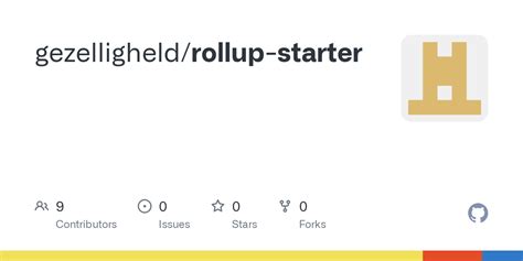 github gezelligheld rollup starter