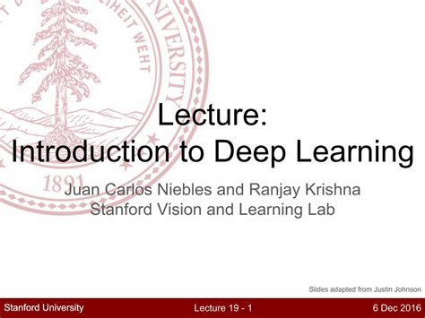 Pdf Lecture Files 19 Deep Learning Pdf