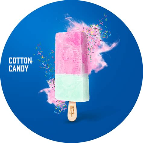 Cotton Candy Ice Cream Bar