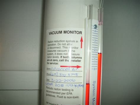 Active Radon Mitigation Monitor Whats Wrong With This Picture