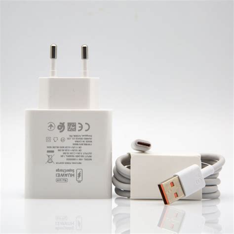 Original Huawei Fast Super Charge Adaptive Phone Charger W W W V A With A Type C