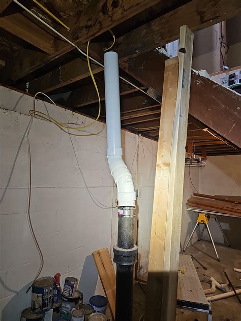 Stack Vertical Offset Cast Iron To Pvc Rplumbing