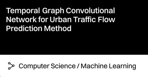 Temporal Graph Convolutional Network For Urban Traffic Flow Prediction