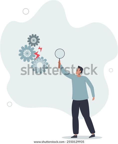 Analyze Problem Fix Process Solving Business Stock Vector Royalty Free