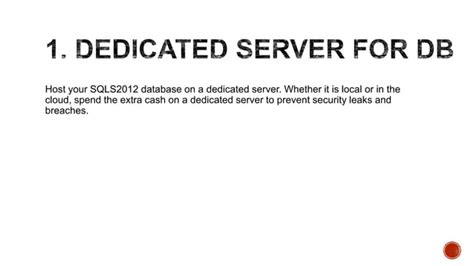 Sql Server 2012 Security Task Pptx Databases Computer Software