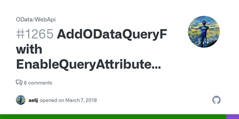addodataqueryfilter with enablequeryattribute doesn t work · issue