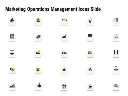 Operation Management Icon Slide Team