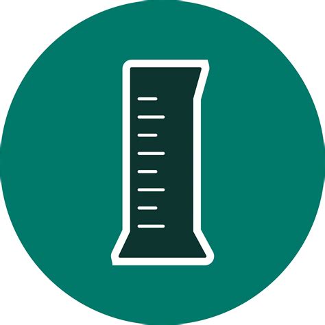 Cylinder Flask Vector Icon 363744 Vector Art At Vecteezy