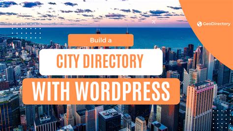 How To Build A City Directory In Wordpress Geodirectory