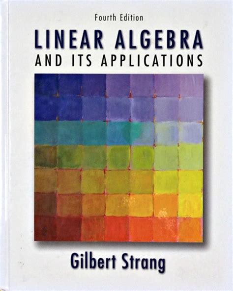 Linear Algebra And Its Applications Math Zone