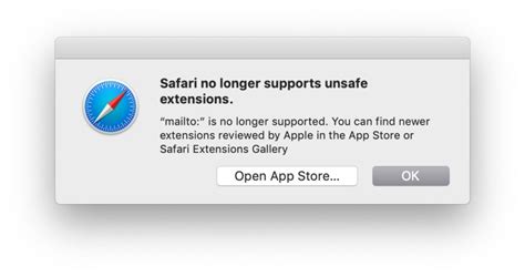 How To Bypass Safari No Longer Supports Unsafe Extension Error In Mac OS Mojave
