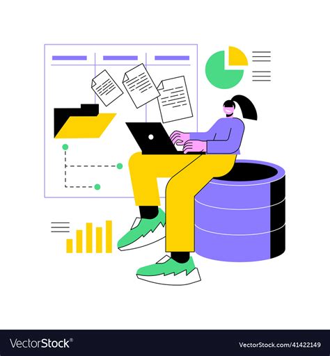 php and mysql development abstract concept vector image