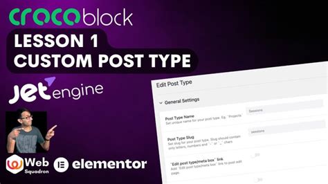 Imran Siddiq On Linkedin Crocoblock Lesson 1 Jetengine Custom Post