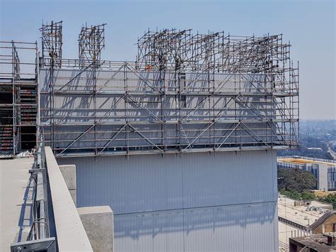 Cantilevered Above Scaffolding Layher The Scaffolding System