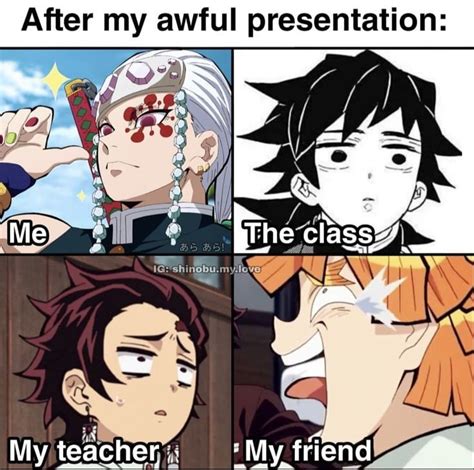 Pin By Kny 4ever On Demon Slayer Stuff Funny Anime Pics Anime Funny