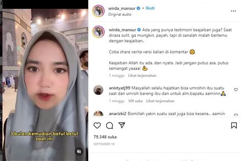 9 Potret Wirda Mansur Umrah Gratis Sembari Buka Jastip Sedekah Ramai