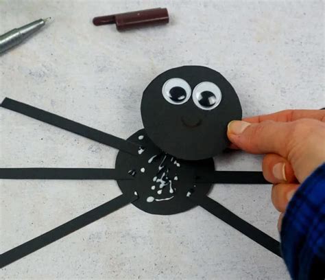 آموزش کاردستی عنکبوت با کاغذ برای کودکان