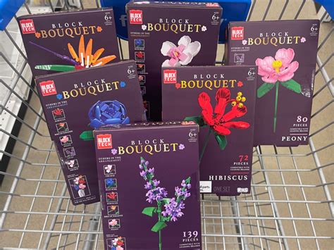 Christmas Flower Building Block Sets Just 5 At Five Below Great