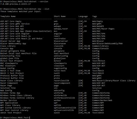 MAUI Templates Are Missing In VS Preview Issue Dotnet Maui GitHub