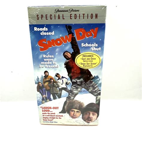 Snow Day Vhs 2001 Special Edition Brand New Sealed Nickelodeon