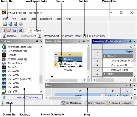 41 The Ansys Workbench Interface