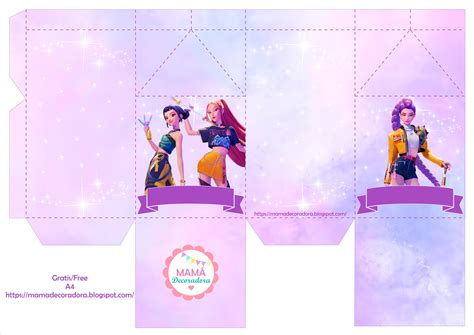 Mamá Decoradora La Guerreras K Pop Kit Imprimible