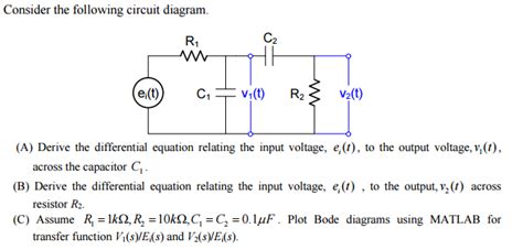 Solved Consider The Following Circuit Diagram A Derive Chegg