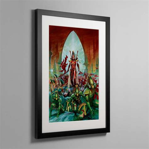 Aeldari Art Print Warhammer 40k Collectible Warhammer Art