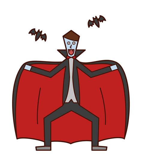 드라큘라 할로윈 일러스트레이션 무료 일러스트 소재집 Kukukeke