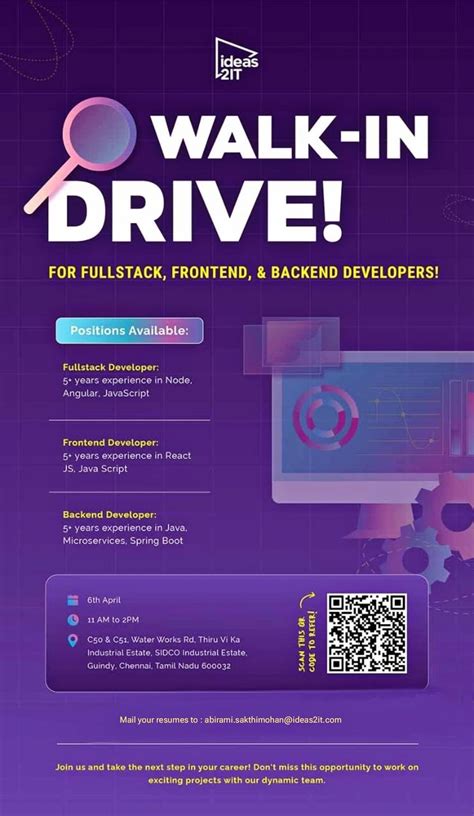 Abirami S On Linkedin Hiringalert Walkin Itjobs Walkin