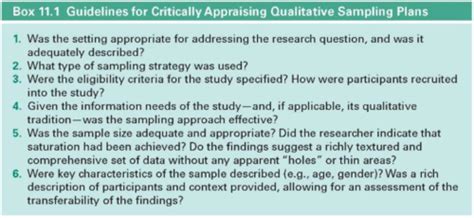 Chapter 11 Appraising Sampling And Data Collection In Qualitative